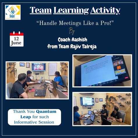 Pooja Patel On Linkedin Learned A Lot On How To Plan And Execute Meetings Like A Prothank You