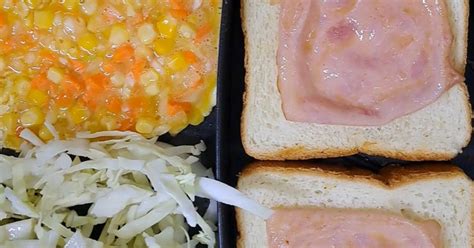 한끼 식사로 좋은 볶은 양배추 토스트 만들기