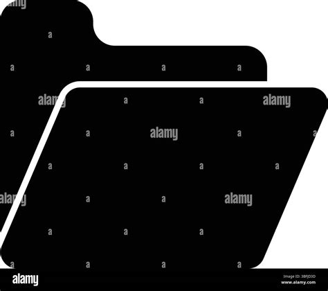 Empty File Folder Icon Stock Vector Images Alamy