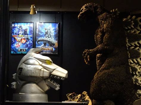 Godzilla Suit And Mechagodzilla Head At Special Exhibit Honouring