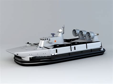 Zubr Class Lcac 3d Model 3ds Max Files Free Download Cadnav