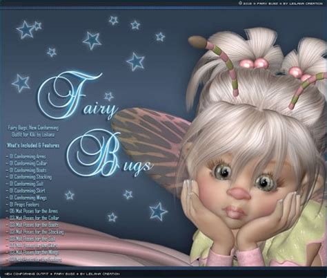 Kiki Fairy Bugs ⋆ Freebies Daz 3d