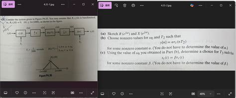 Consider The System Given In Figure P435 You May Assume That Rcjomeg