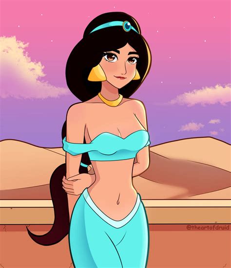 Jasmine From Aladdin By Theartofdruid On Deviantart