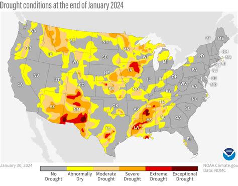 Images And Media Us Outlook Drought Weekly 20240201  Noaa