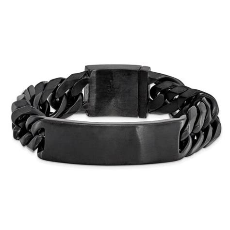 Brand New Chisel Stainless Steel Brushed Black Ip Plated Bracelet