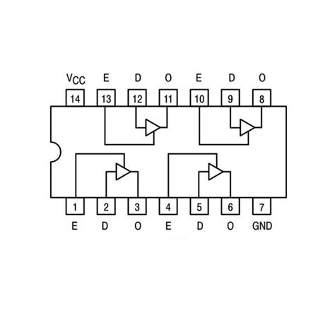 Ic Quad Buffer 3 State Ic74ls126 Ic Quad Buffer 3 State Ic74ls126