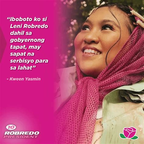 Kween Yasmin Is For Leni 🌷 Kween Thingz 💅 Rphilippines