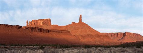 Castleton Tower With Formations Priest And Nuns Utah Photograph By