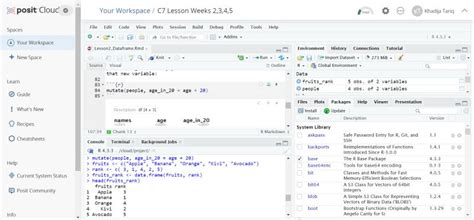 Khadija Tariq On Linkedin R Dataanalysis Dataframe Datascience Learning Dataframes
