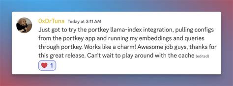 portkey on linkedin our llamaindex integration really is that simple →