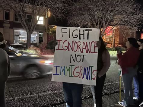 Dozens Protest Discrimination Of Immigrants On St George Blvd