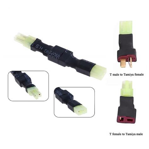 Deans T A Mini Tamiya Enchufe Hembra Macho Adaptador Conector Para