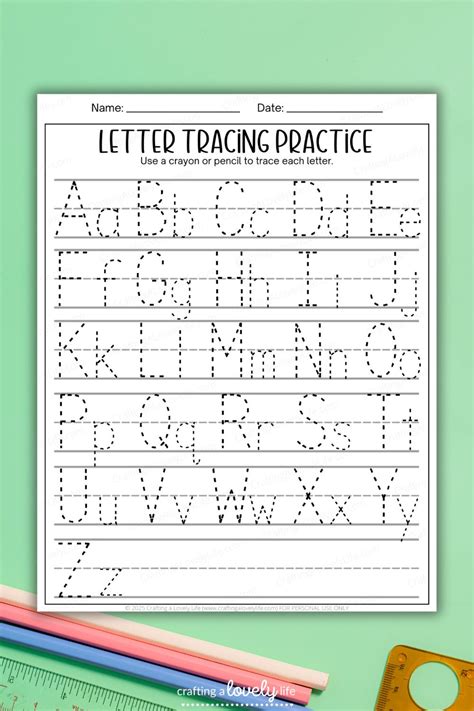 Printable Alphabet Letters Tracing
