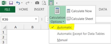 How Excel Determines Calculation Mode Spreadsheet1