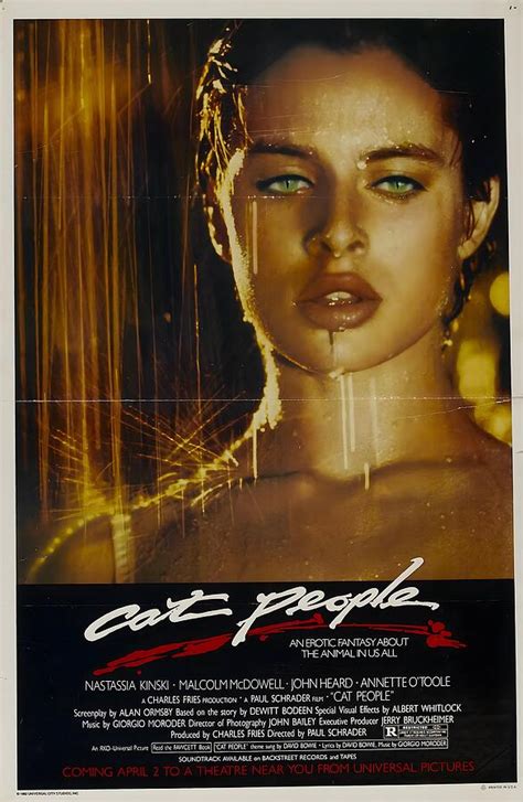 Cat People Movie Postercat People 1982 05 Photograph By Costantino