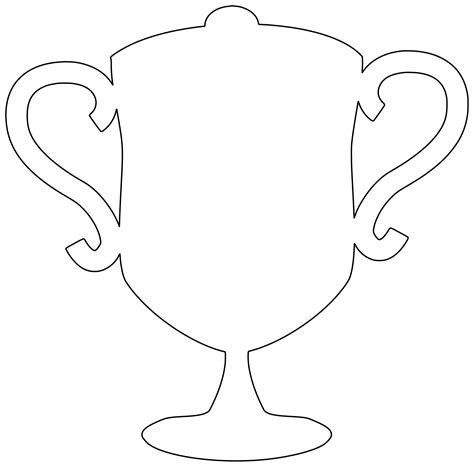 Shape Of Trophy Free Printable Papercraft Templates