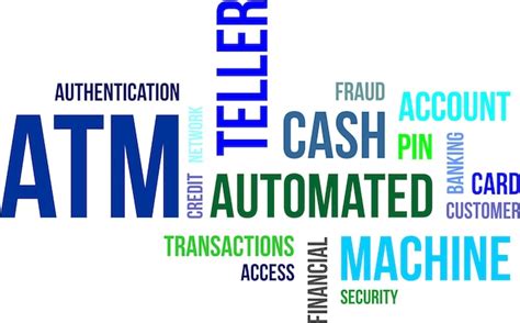Premium Vector Word Cloud Automated Teller Machine