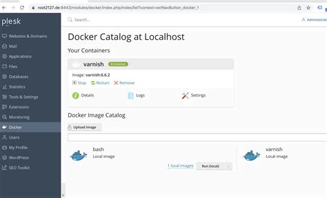 resolved problems of config of varnish using docker plesk forum