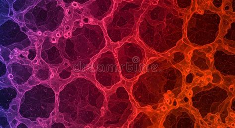 High Tech Nanotechnology Abstract Background Stock Illustration