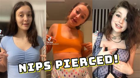 Nips Pierced Reactions Tiktok Compilation Youtube