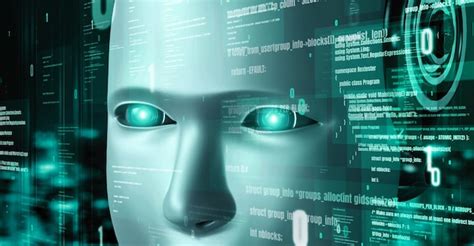 Premium Photo Futuristic Robot Artificial Intelligence Huminoid Ai Programming Coding