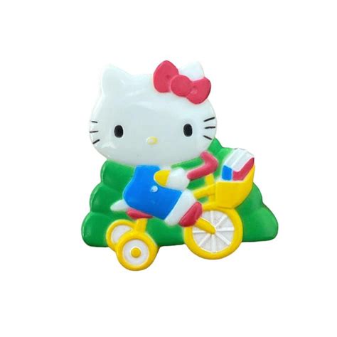 Sanrio Hello Kitty Riding Tricycle Magnet From Depop