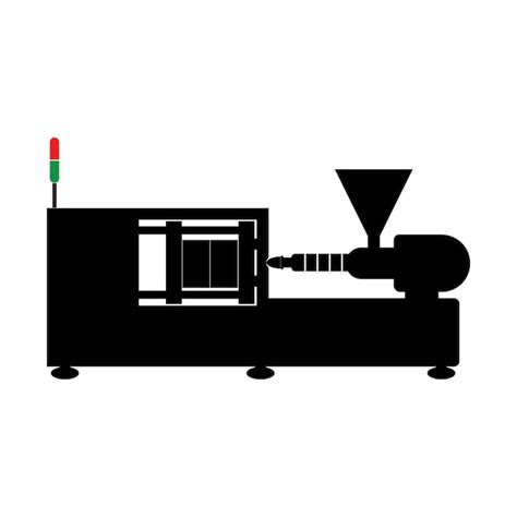 Premium Vector Injection Molding Machine Icon