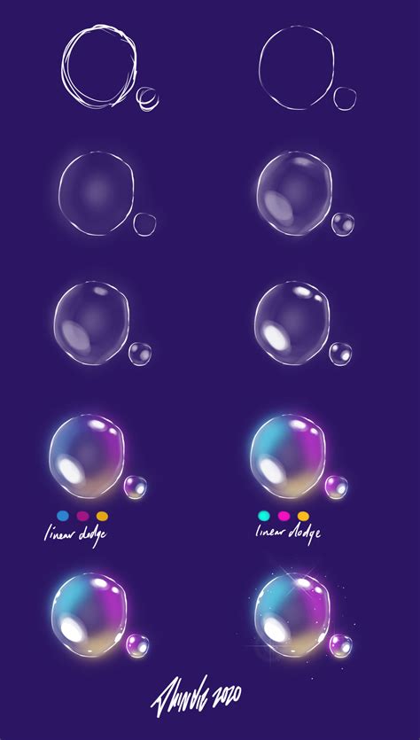 Easy Bubble Tutorialstep By Step Remastered By Shindi E On Deviantart