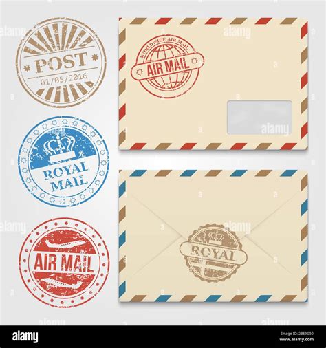 Postage Stamp On Envelope