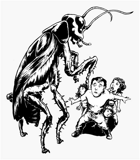 Collection Of Free Cockroach Drawing Captain Download Hd Png Download