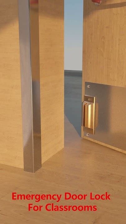 Emergency Door Lock For Classrooms Doorlock Automaticdoorlock Youtube