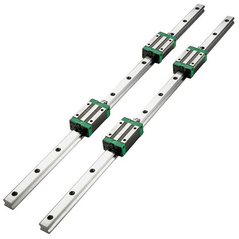 Vevor 2pcs Linear Rail 079 67 Inch Linear Bearings And Rails With
