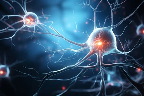 Neuron Cells Neural Network Under Microscope Neuro Research Science