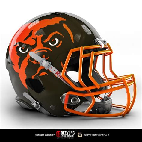 I See A Bulldog Clevelands New Look Nfl Concept Helmets Album On
