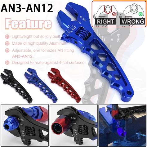 ประแจอลูมิเนียม An 3 4 6 8 10 12 An3 An12 สามารถปรับได้ Shopee Thailand