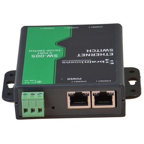 Brainboxes Sw Port Unmanaged Ethernet Switch Wall Mountable Rapid Online