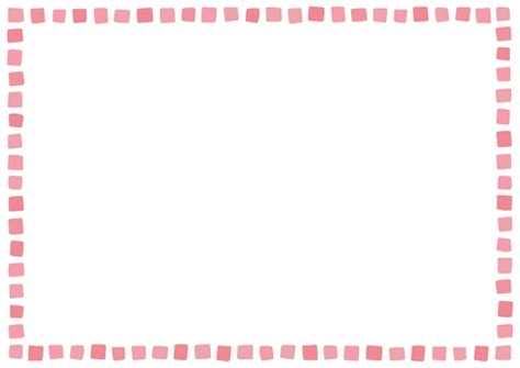 手書き風ころころ四角枠イラスト No 24292742｜無料イラスト・フリー素材なら「イラストac」