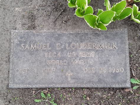 Samuel Edison Loudermilk 1909 1980 Find A Grave Memorial
