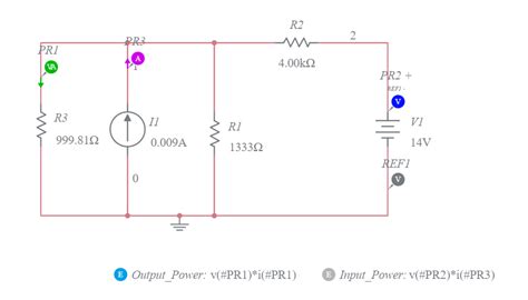 maximum power transfer cicruit multisim live