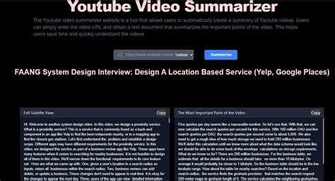 Github Atilaahmettaneryoutube Subtitle Summarizer Youtube Summarizer Is A Web Based Tool