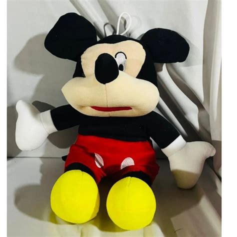 Blackred And Yellow Cotton Mickey Mouse Teddy Bear For Ting