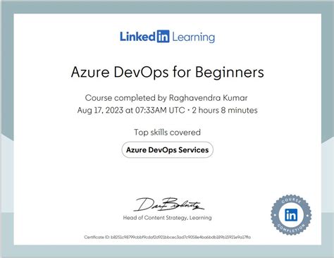 Raghavendra V On Linkedin Azuredevops