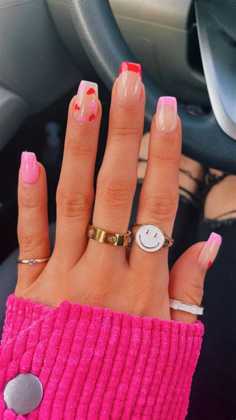 29 ⚡️preppy Nails⚡️ Ideas Nails Short Acrylic Nails Gel Nails