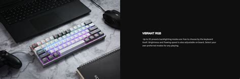 Redragon FIZZ K617 60% Mechanical Keyboard, Red Key Switches, Hot ...