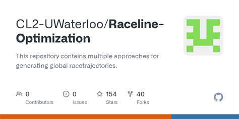 Github Cl2 Uwaterlooraceline Optimization This Repository Contains