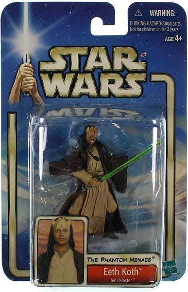 Hasbro Star Wars Saga Collection Jedi Master Eeth Koth The Phantom