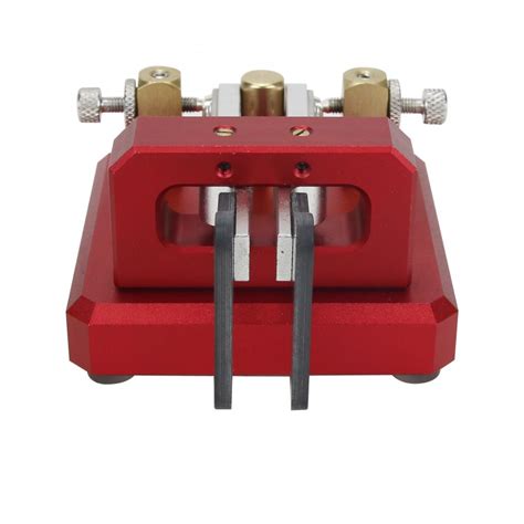 Landmao Automatic Morse Keyer Dual Paddle Telegraph Key Cw Key Red For Ham Radio Users Free