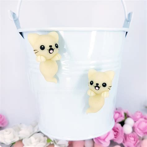 Clay Ghost Earrings Kawaii And Cute ≪