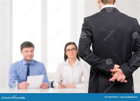 Idea Of Lying On Job Interview Stock Image Image Of Blur Manager